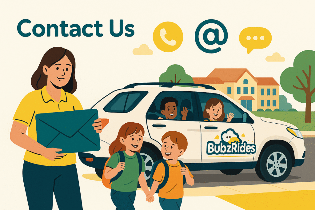 CONTACT US - Connecting Families with Vetted Drivers for Safe Pickups
